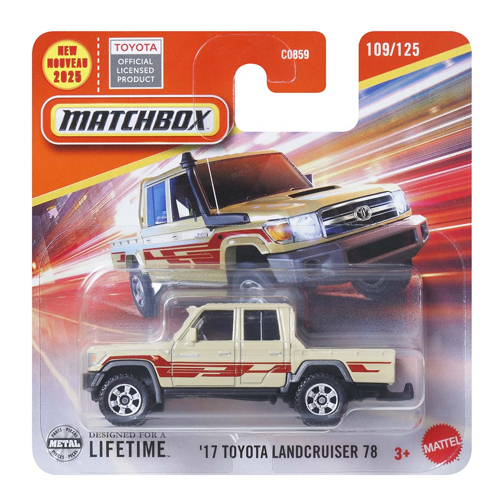Matchbox '17 Toyota Landcruiser 78 kisautó 1/64 - Mattel vásárlás a ...