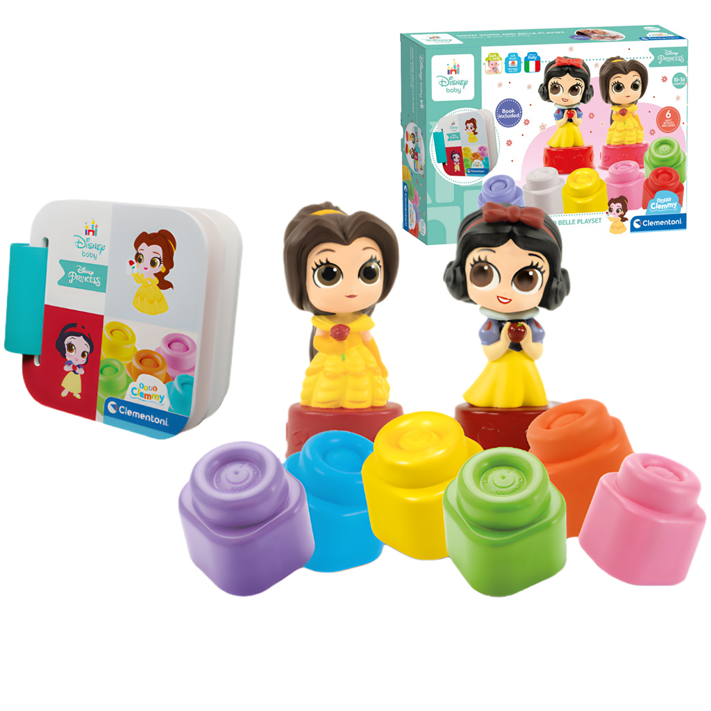 Clemmy Disney Princess puha építőkockák fejlesztőjáték - Clementoni ...