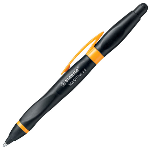 Stabilo SMARTball 2.0 fekete-narancs jobbkezes golyóstoll 0,5mm ...