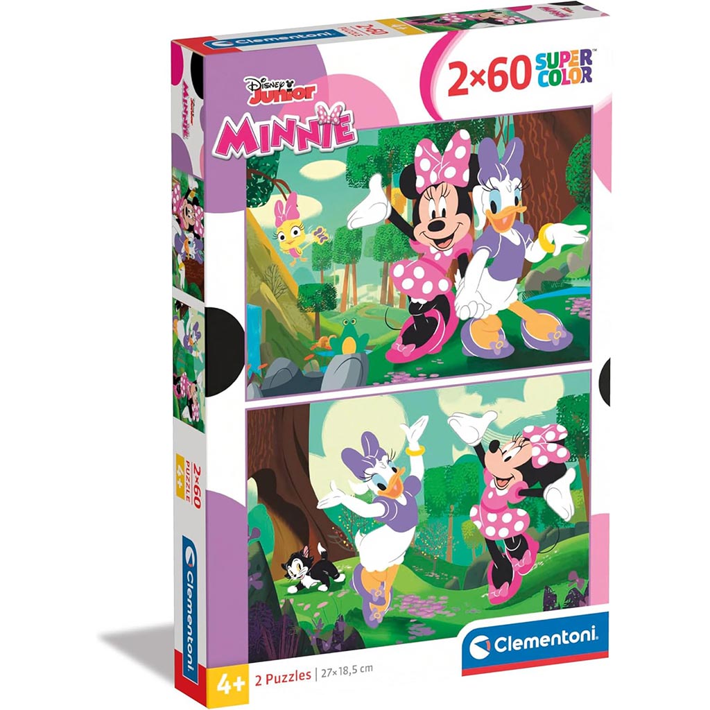 Disney Minnie egér 2x60db-os supercolor puzzle - Clementoni vásárlás a ...