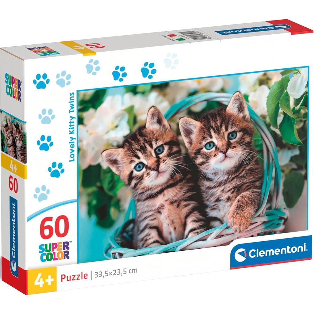 Cuki cicák 60db-os supercolor puzzle - Clementoni vásárlás a Játékshopban