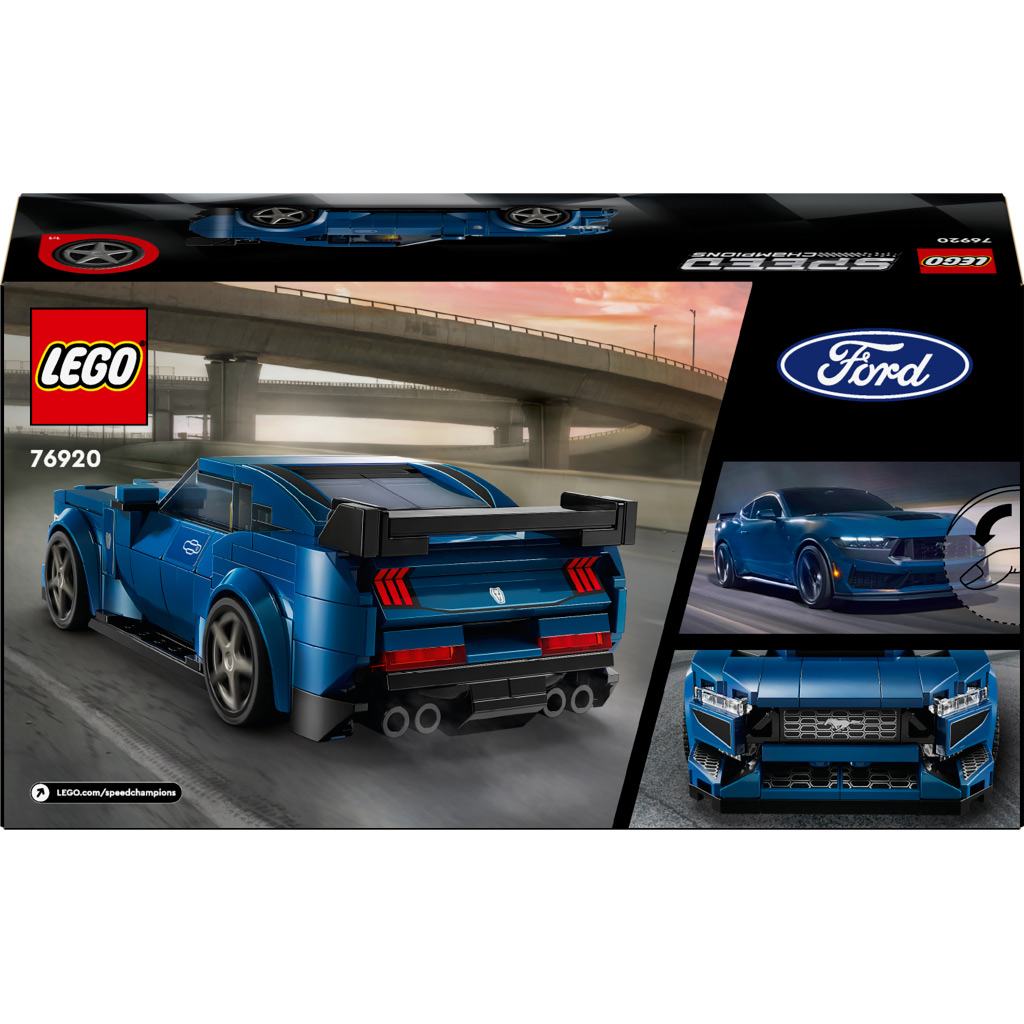 LEGO® Speed Champions Ford Mustang Dark Horse sportautó (76920 ...