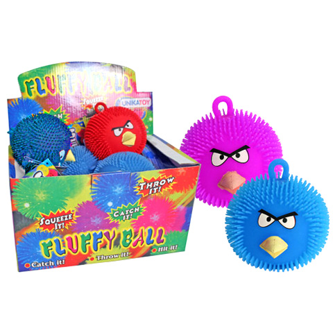 Bolyhos Angry Birds világító gumi labda vásárlás a Játékshopban