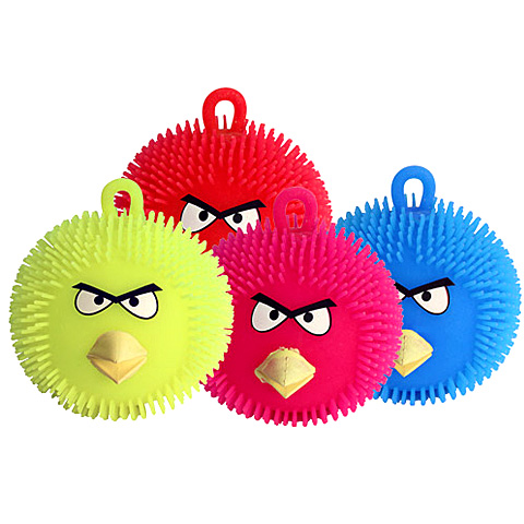 Bolyhos Angry Birds világító gumi labda vásárlás a Játékshopban