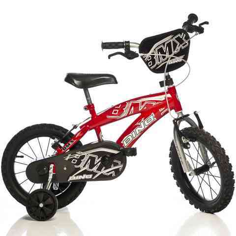 BMX gyerek bicikli piros színben 14-es méret - Dino Bikes kerékpár ...