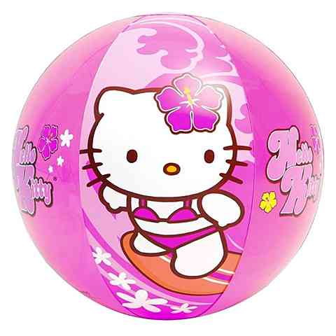 Hello Kitty strandlabda 51cm - Intex vásárlás a Játékshopban