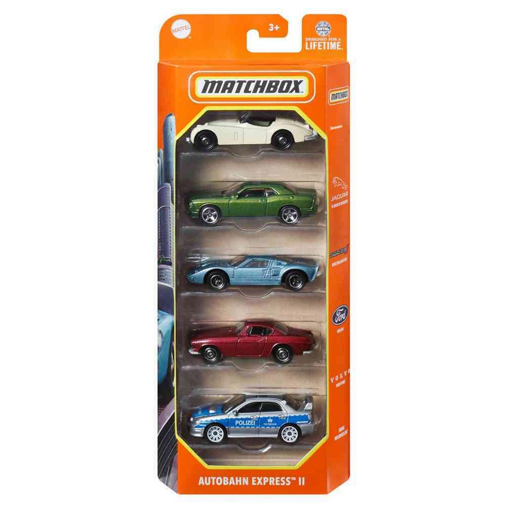 Matchbox MBX Autobahn Express II kisautók 5db-os szett - Mattel ...