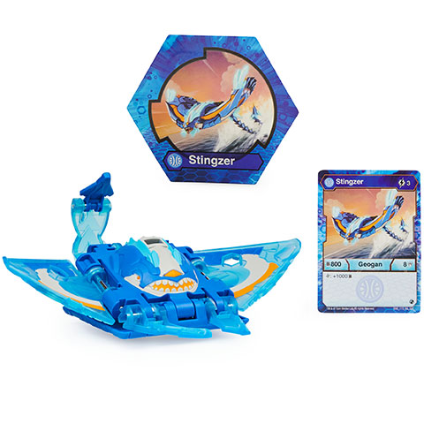 Bakugan - Geogan Rising Geogan Deka Aquos Stingzer csomag - Spin Master ...