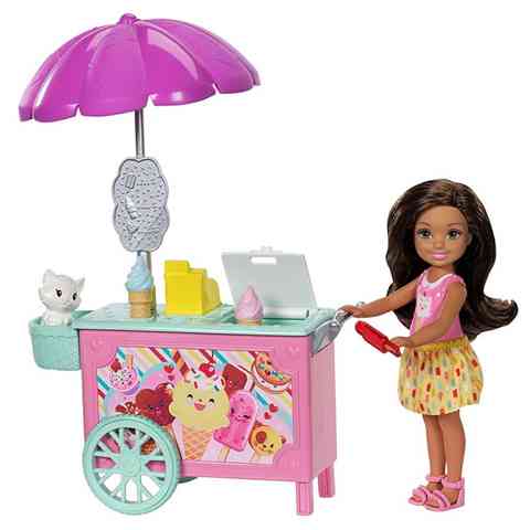 Barbie Chelsea fagyis kocsi játékszett - Mattel vásárlás a Játékshopban