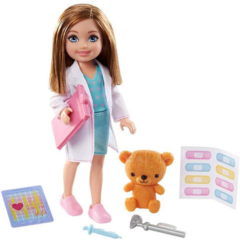 Barbie Chelsea orvos karrierbaba 15cm - Mattel vásárlás a Játékshopban