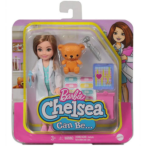 Barbie Chelsea orvos karrierbaba 15cm - Mattel vásárlás a Játékshopban