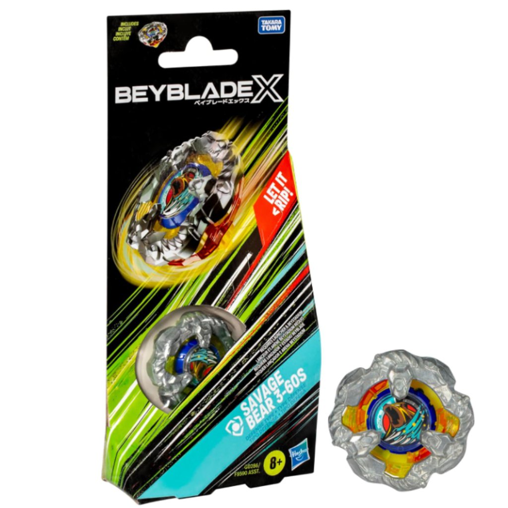 Beyblade X Savage Bear 3-60S pörgettyű - Hasbro vásárlás a Játékshopban