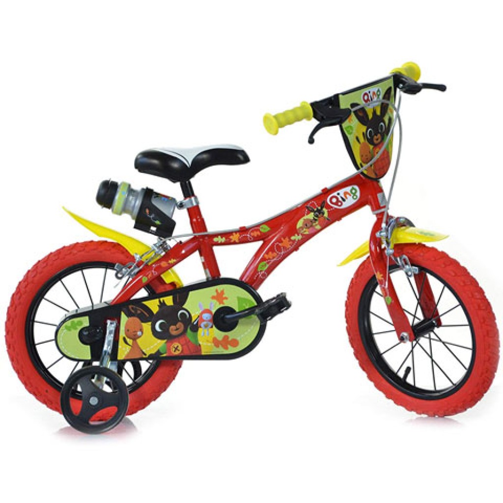 Bing piros gyerek bicikli 14-es méretben - Dino Bikes kerékpár vásárlás ...