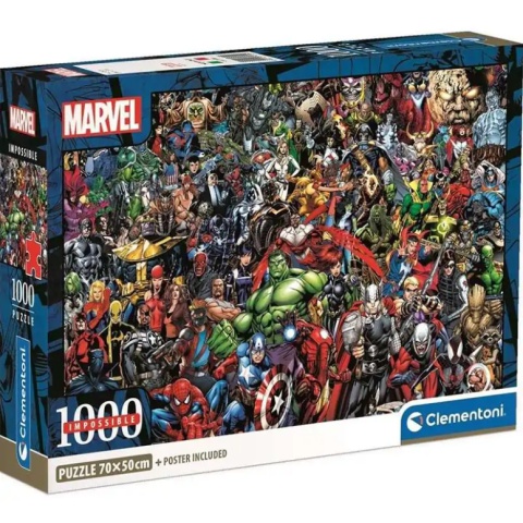 Marvel univerzum Impossible 1000db-os puzzle poszterrel - Clementoni ...
