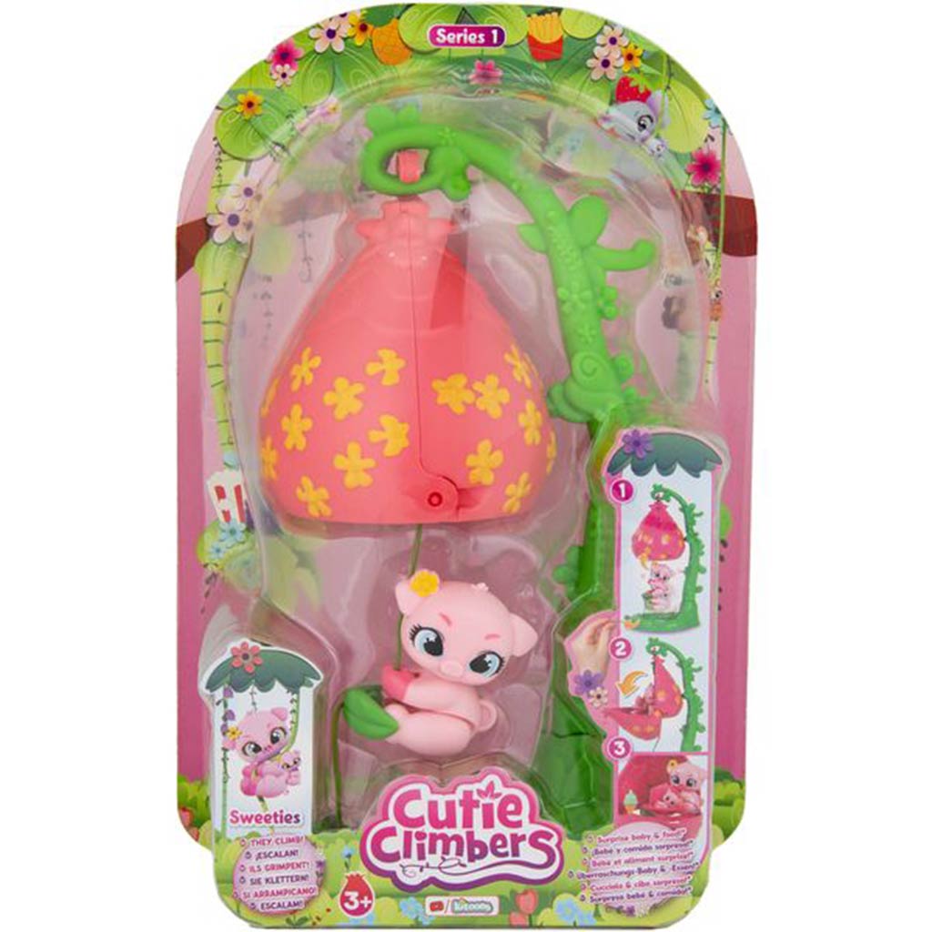 Cutie Climbers Cuki indázók Sütifalók játékszett - Malac 1. széria ...