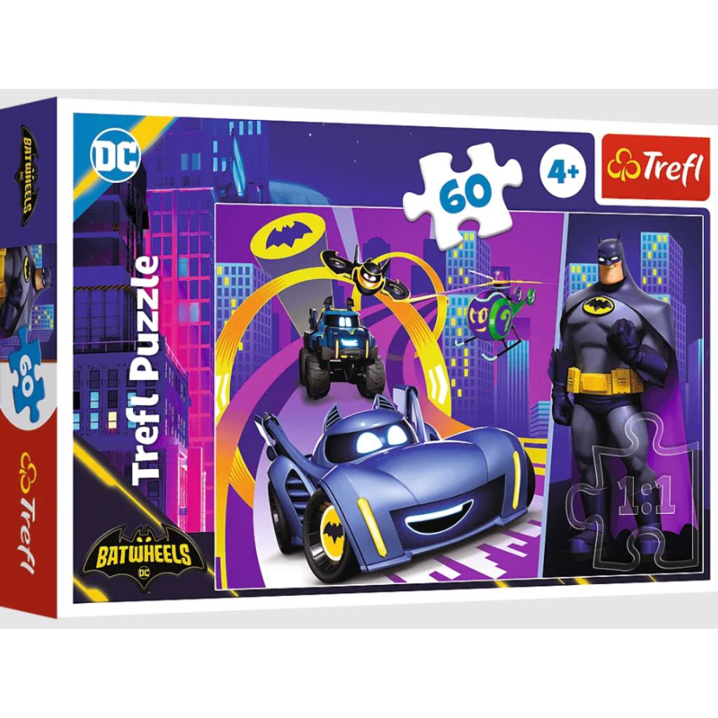 DC Batman Batwheels 60db-os puzzle - Trefl vásárlás a Játékshopban