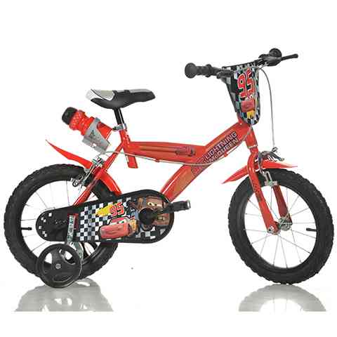 Verdák piros gyerek bicikli 16-os méretben - Dino Bikes kerékpár ...