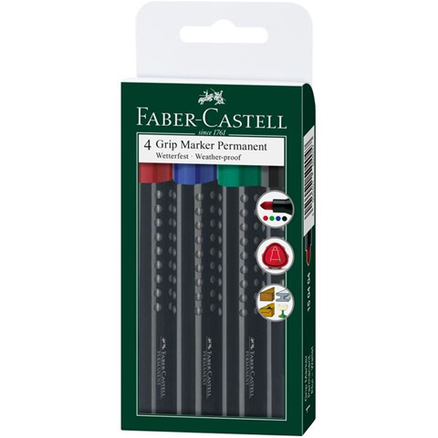 Faber-Castell Grip alkoholos filc kerek heggyel 4 féle színben vásárlás ...