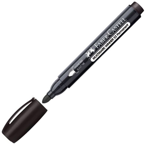 Faber-Castell Winner alkoholos filc 52 kerek hegyű fekete vásárlás a ...