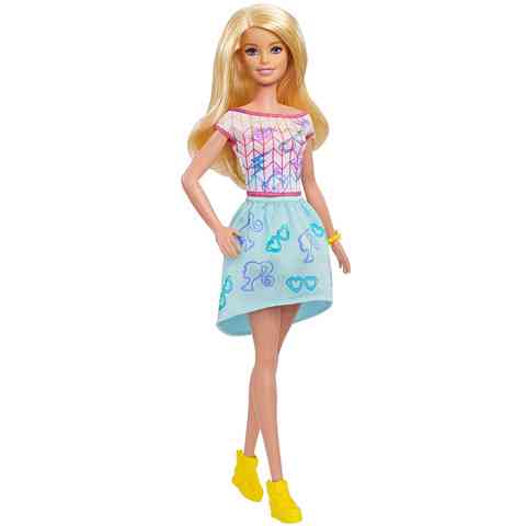 Barbie Crayola nyomdázható ruha szett - Mattel vásárlás a Játékshopban
