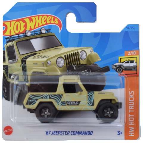 Hot Wheels '67 Jeepster Commando khaki kisautó 1/64 - Mattel vásárlás a ...