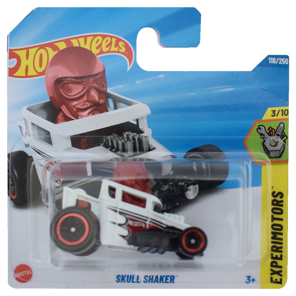 Hot Wheels Skull Shaker fehér kisautó 1/64 - Mattel vásárlás a Játékshopban