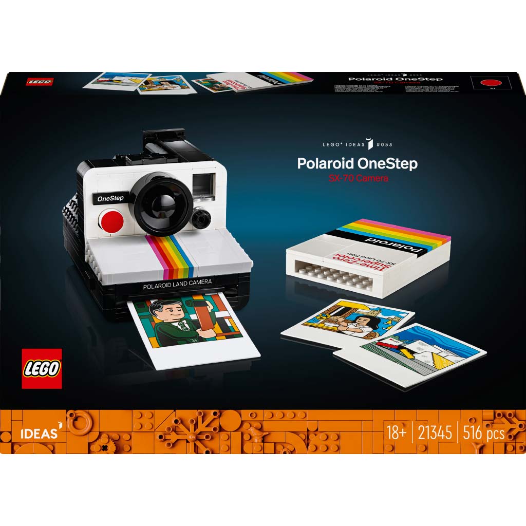 LEGO® Ideas Polaroid OneStep SX-70 Fényképezőgép (21345) vásárlás a ...