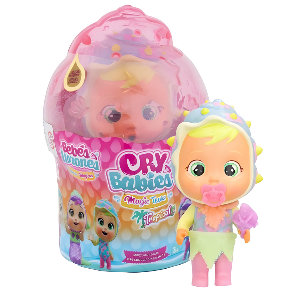 Cry Babies Magic Tears - Tropical Shiny Shells gyűjthető könnyes baba ...