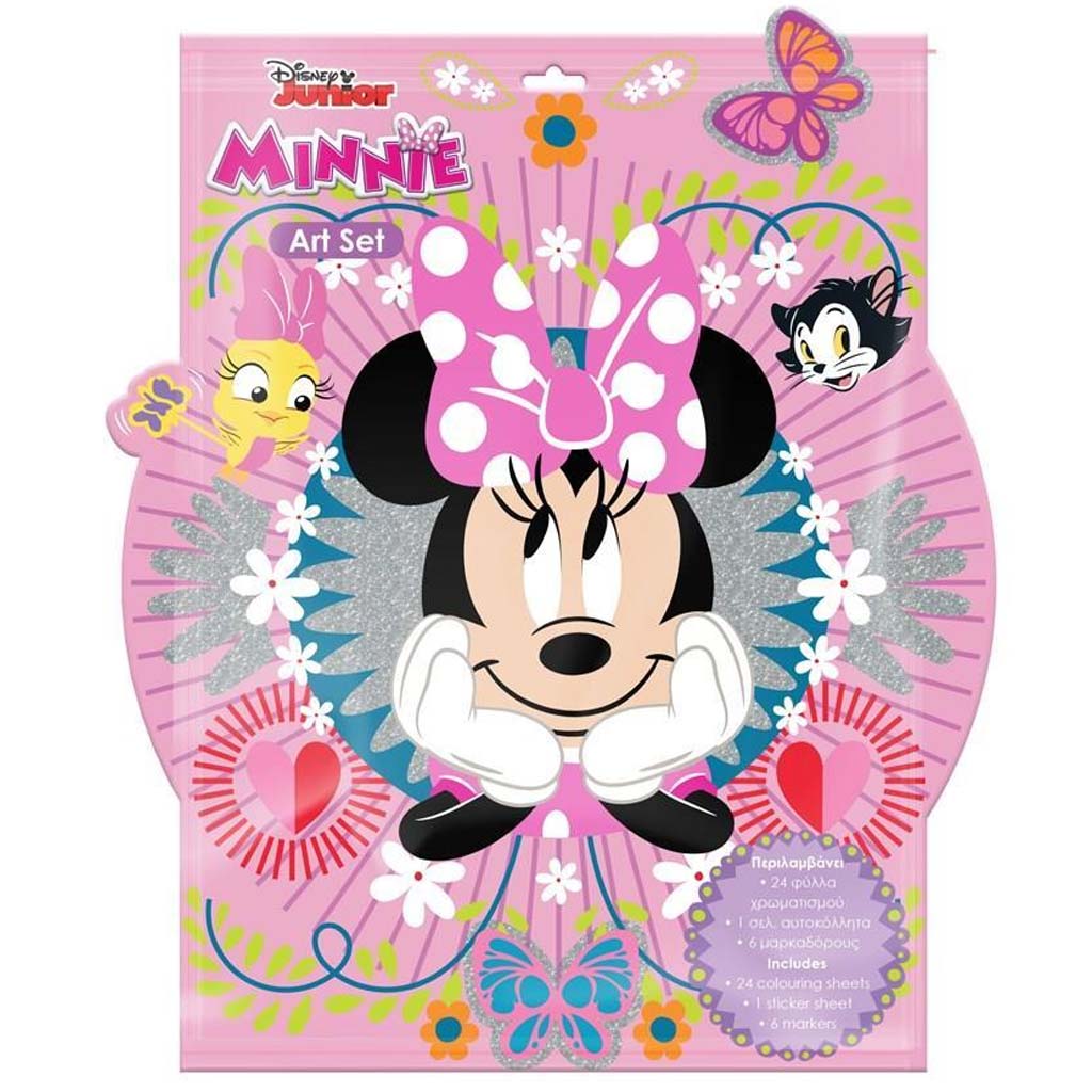 Luna Minnie egér színező, matricákkal és 6 db filccel vásárlás a ...