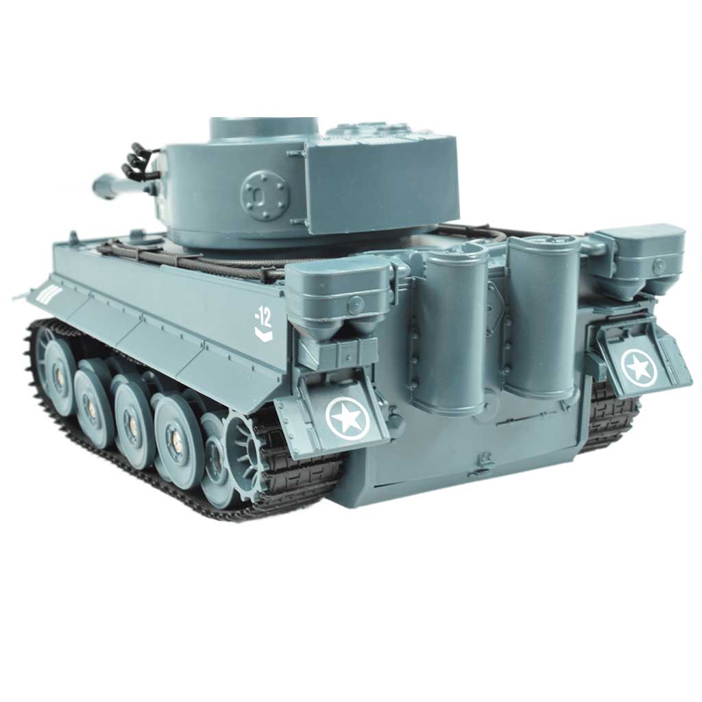 RC Távirányítós Német Tigris tank élethű funkciókkal 1/30-as méretarány ...