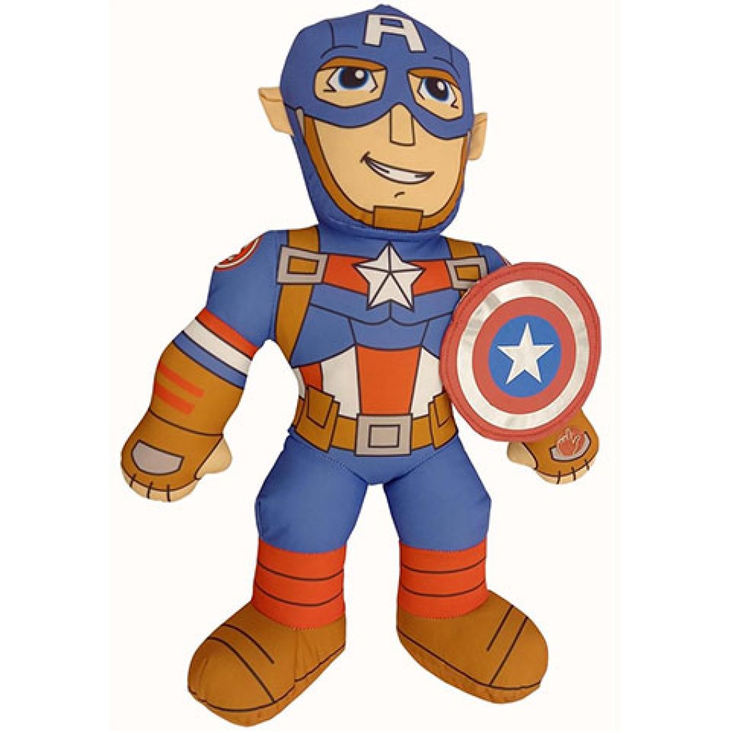 Marvel Amerika Kapitány szuperhős plüssfigura hanggal 20cm vásárlás a ...