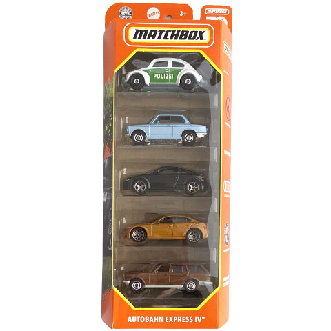 Matchbox Autobahn Express IV 5db-os fém kisautó szett 1/64 - Mattel ...