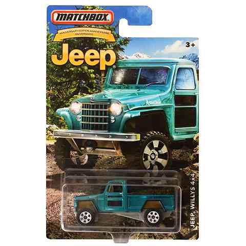 Matchbox Jeep Willys 4x4 pickup kisautó 1/64 - Mattel vásárlás a ...