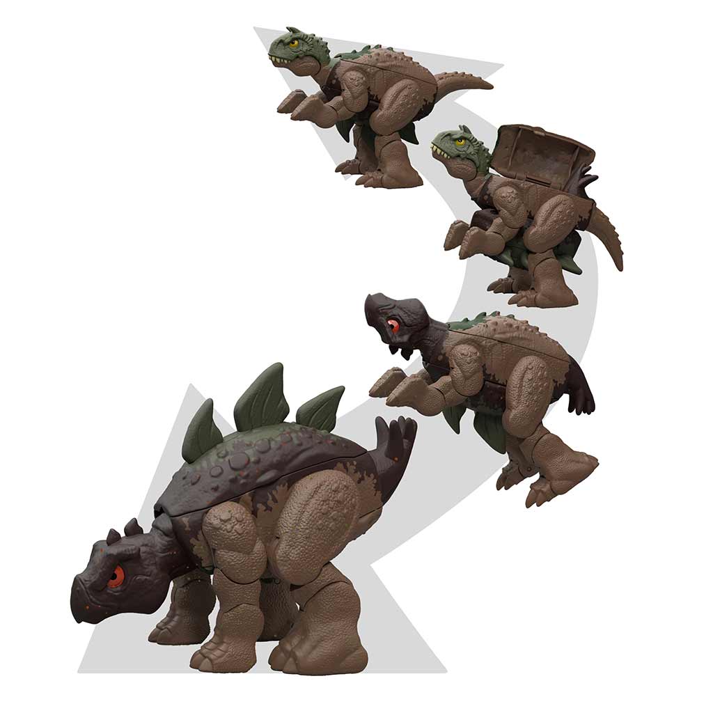 Jurassic World Fierce Changers - Carnotaurus & Stegosaurus átalakítható ...