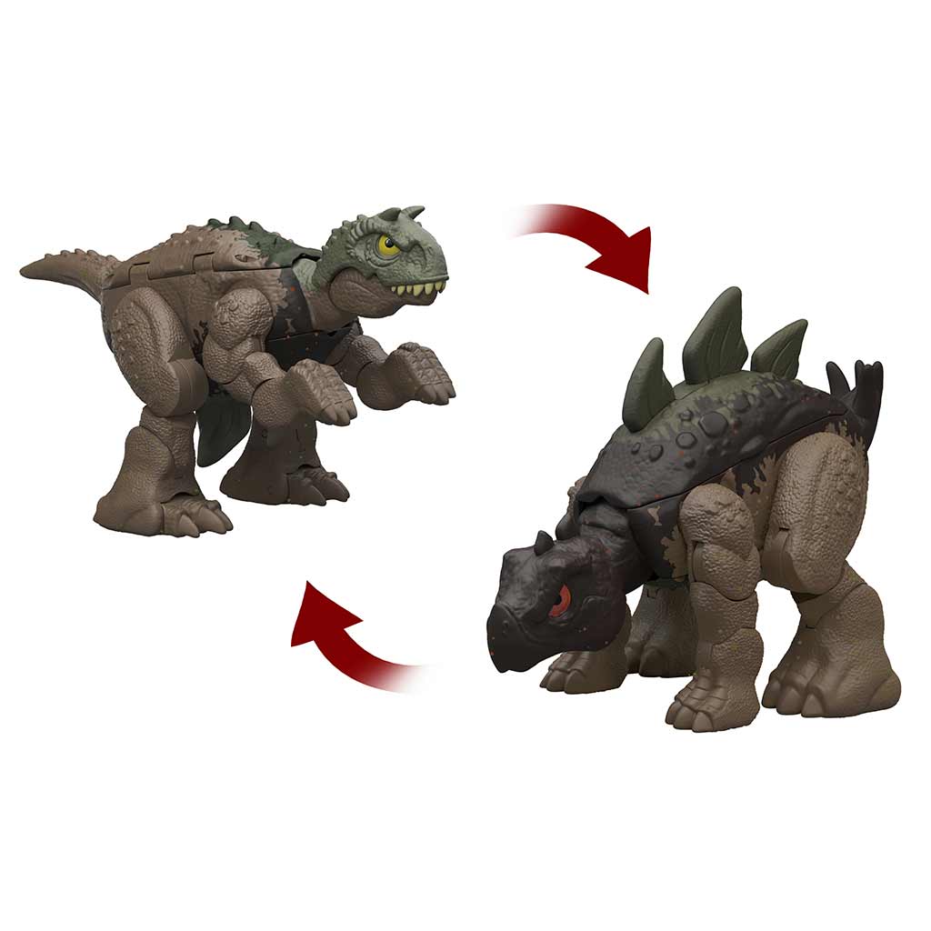 Jurassic World Fierce Changers - Carnotaurus & Stegosaurus átalakítható ...