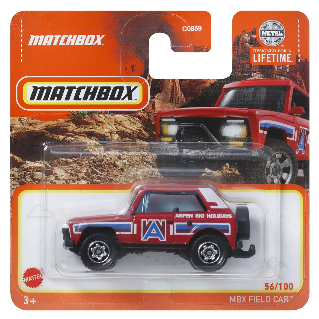 Matchbox MBX Field Car piros kisautó 1/64 - Mattel vásárlás a Játékshopban