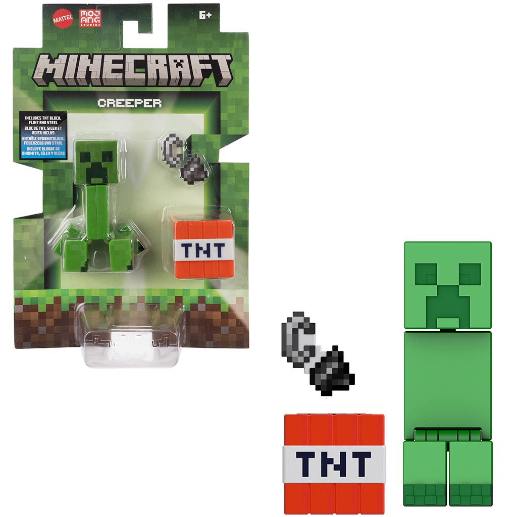 Minecraft Creeper karakter figura szett - Mattel vásárlás a Játékshopban