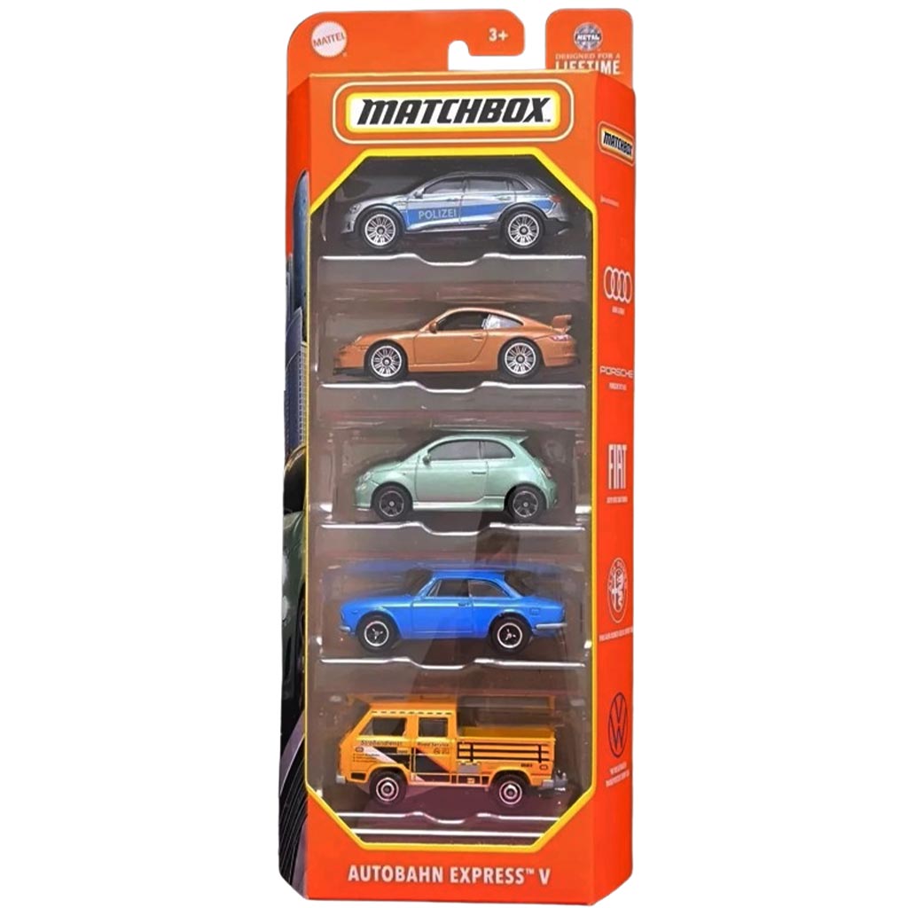 Matchbox Autobahn Express V kisautók 5db-os szett - Mattel vásárlás a ...