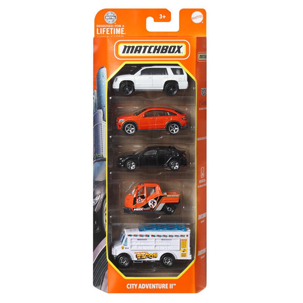 Matchbox City Adventure II kisautók 5db-os szett - Mattel vásárlás a ...