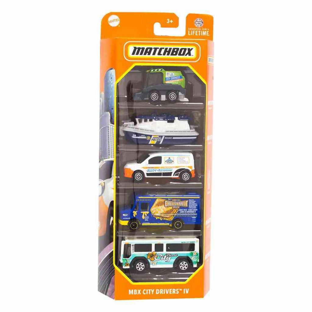 Matchbox MBX City Drivers IV kisautók 5db-os szett - Mattel vásárlás a ...