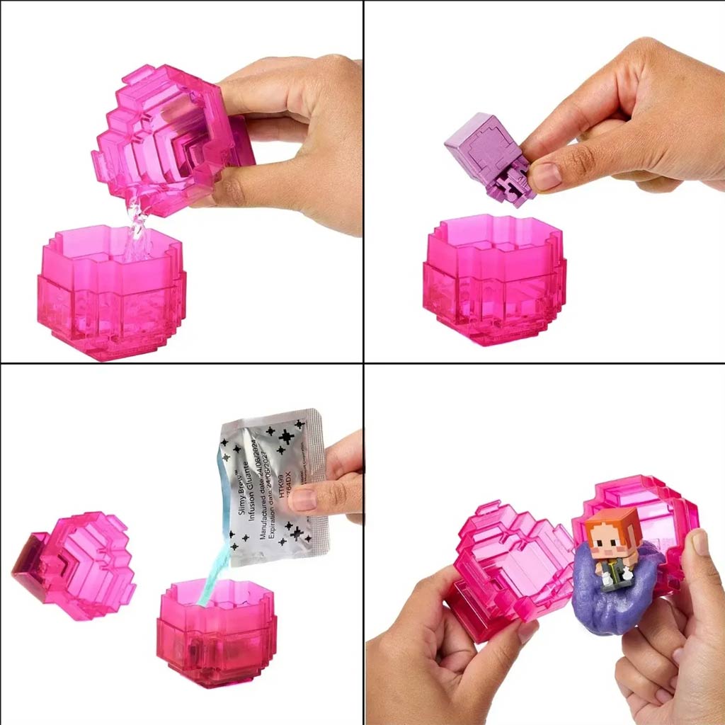 Minecraft Reveal minifigura pink dobozban - Mattel vásárlás a Játékshopban