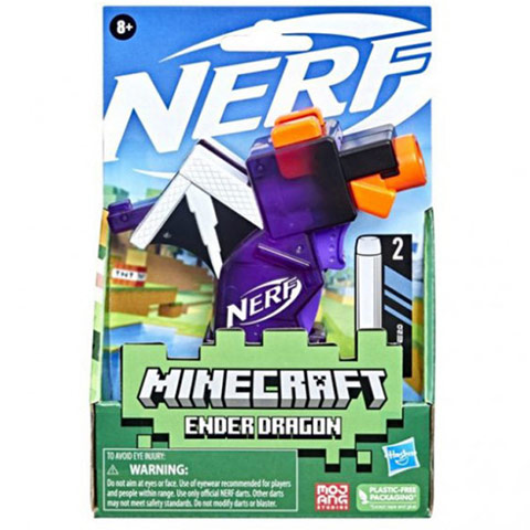 Nerf Microshots Minecraft Ender Dragon szivacslövő fegyver - Hasbro ...