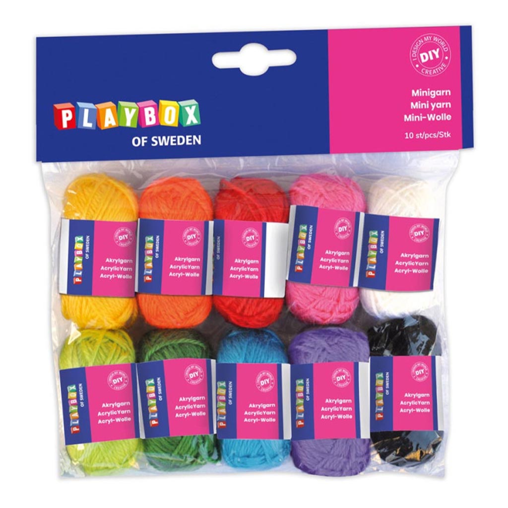 PlayBox Mini fonalak 10db-os szett 36m vásárlás a Játékshopban