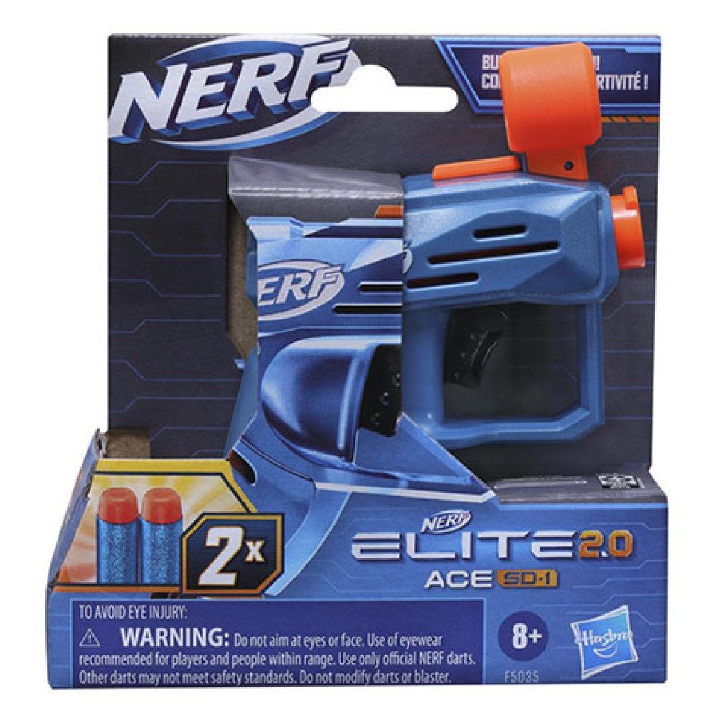 Nerf Elite 2.0 Ace SD-1 szivacslövő fegyver 2 lőszerrel - Hasbro ...