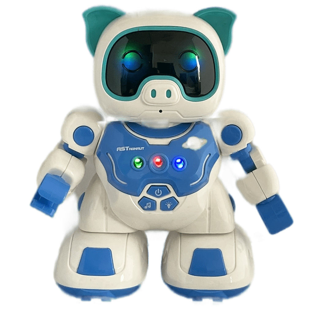 RC Távirányítós interaktív táncoló robot malac fény és hang effektekkel ...