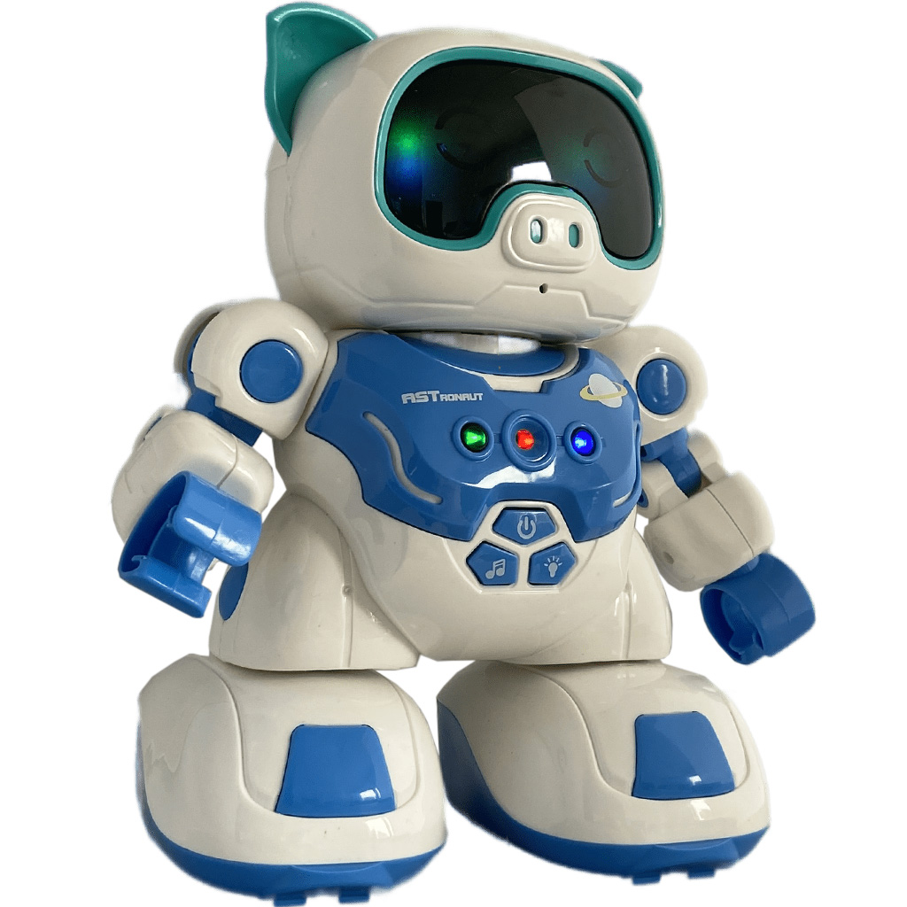 RC Távirányítós interaktív táncoló robot malac fény és hang effektekkel ...