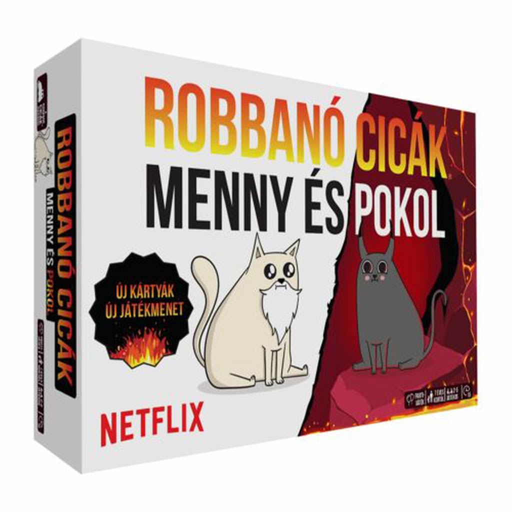 Robbanó cicák - Menny és pokol! társasjáték vásárlás a Játékshopban