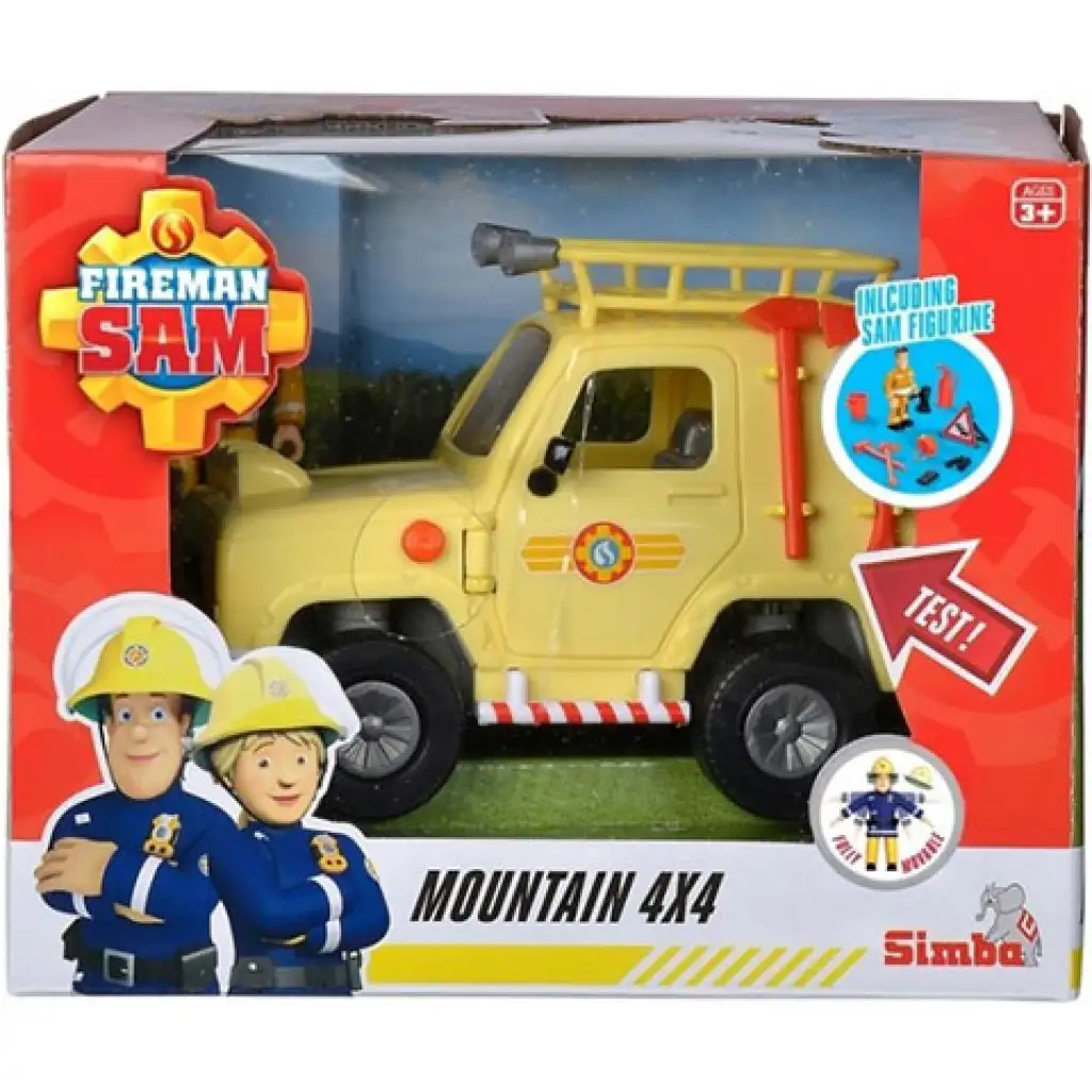 Sam a tűzoltó 4x4 hegyi jármű - Simba Toys vásárlás a Játékshopban
