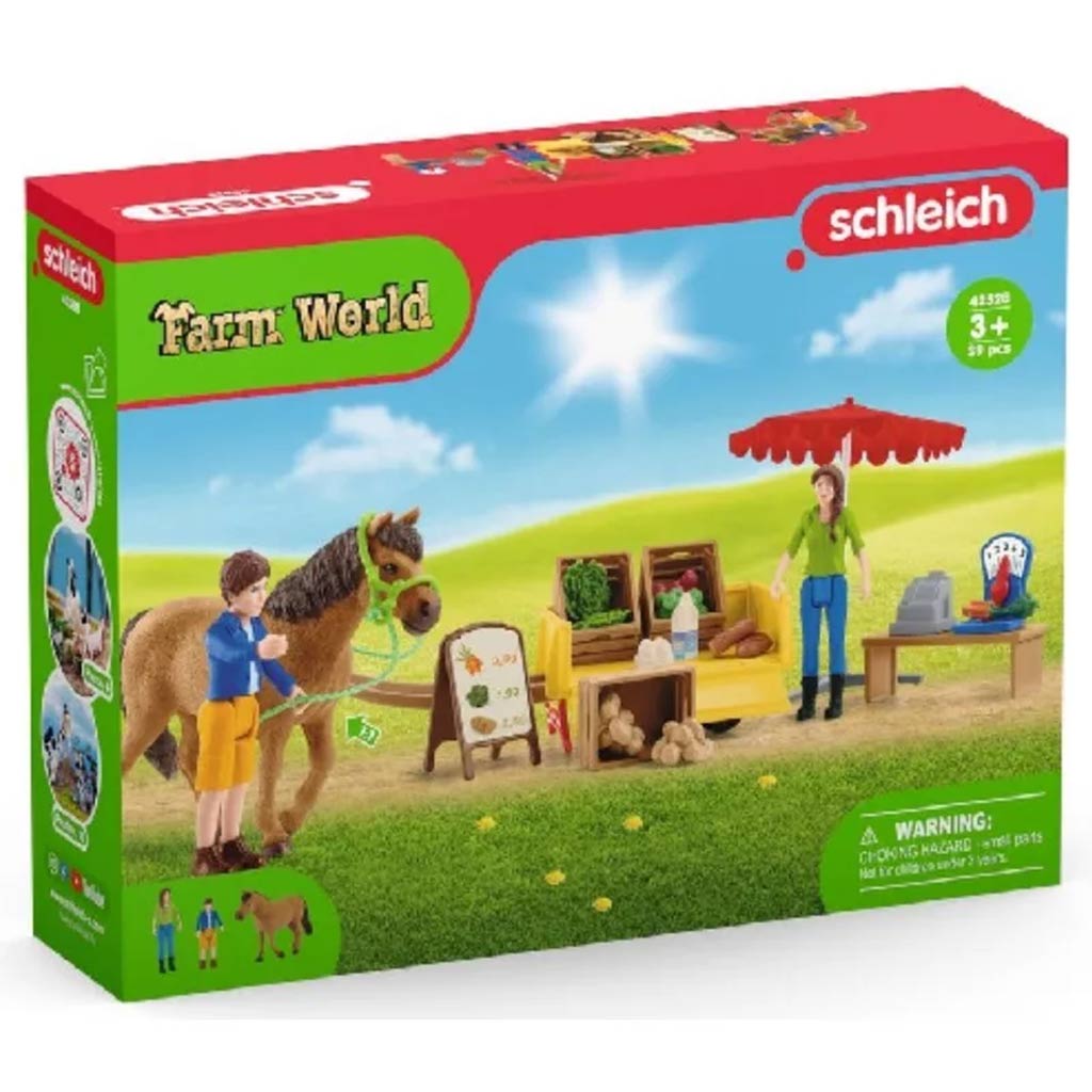 Schleich Farm World - Mobil piaci stand szett (42528) vásárlás a ...