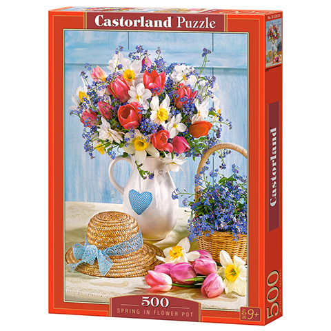 Tavaszi virágok 500db-os puzzle - Castorland vásárlás a Játékshopban